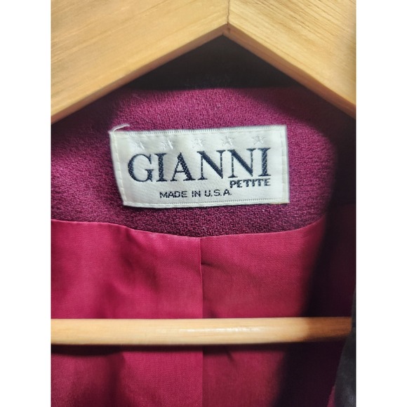 Gianni Bini | Jackets & Coats | Gianni Petite Burgundy Wool Blazer ...